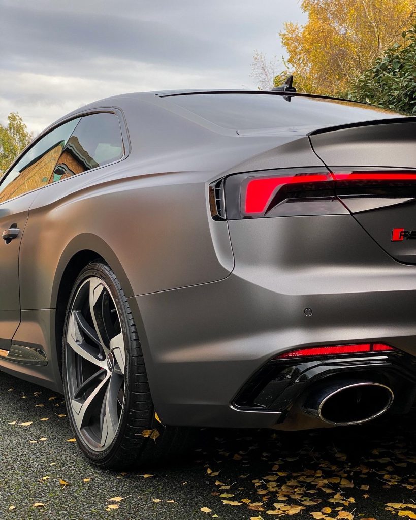 Wrapping Mobil Audi RS5 Coupe: Liquid Metal Brown Grey Spectech – Meta ...