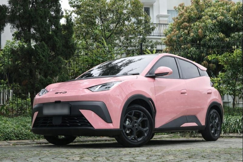 Wrapping Stiker BYD Atto 1 Rouge Pink Super Glossy PET Series – Meta ...