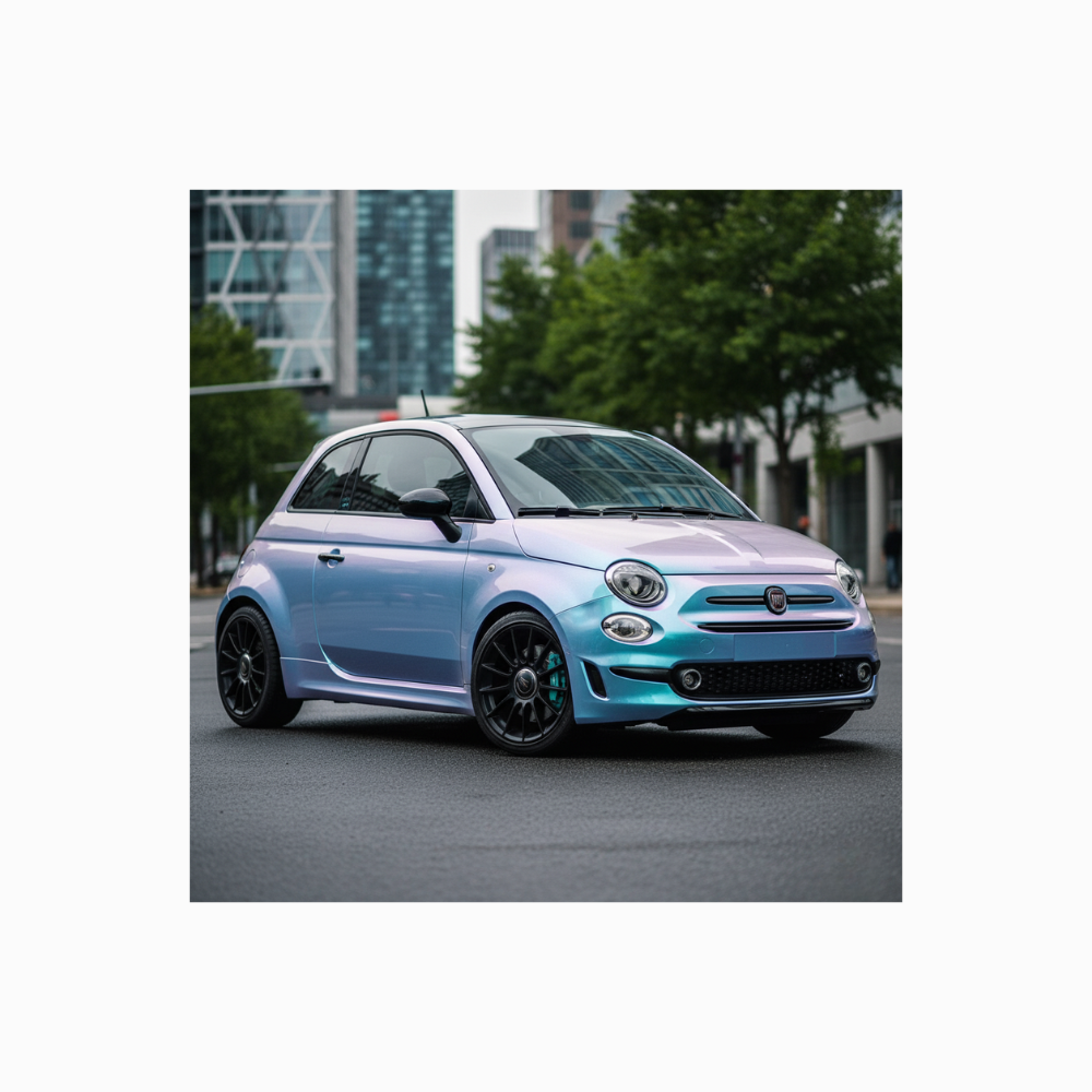 Wrapping Full Body Fiat 500: Color Shift Metallic 3M Terbaik! – Meta ...
