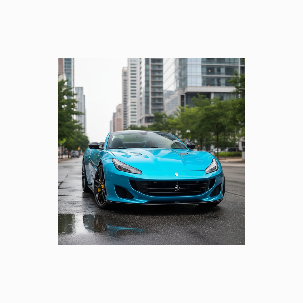 Wrapping Ferrari Portofino: Review Teckwrap Wet Gloss Miami Blue – Meta ...