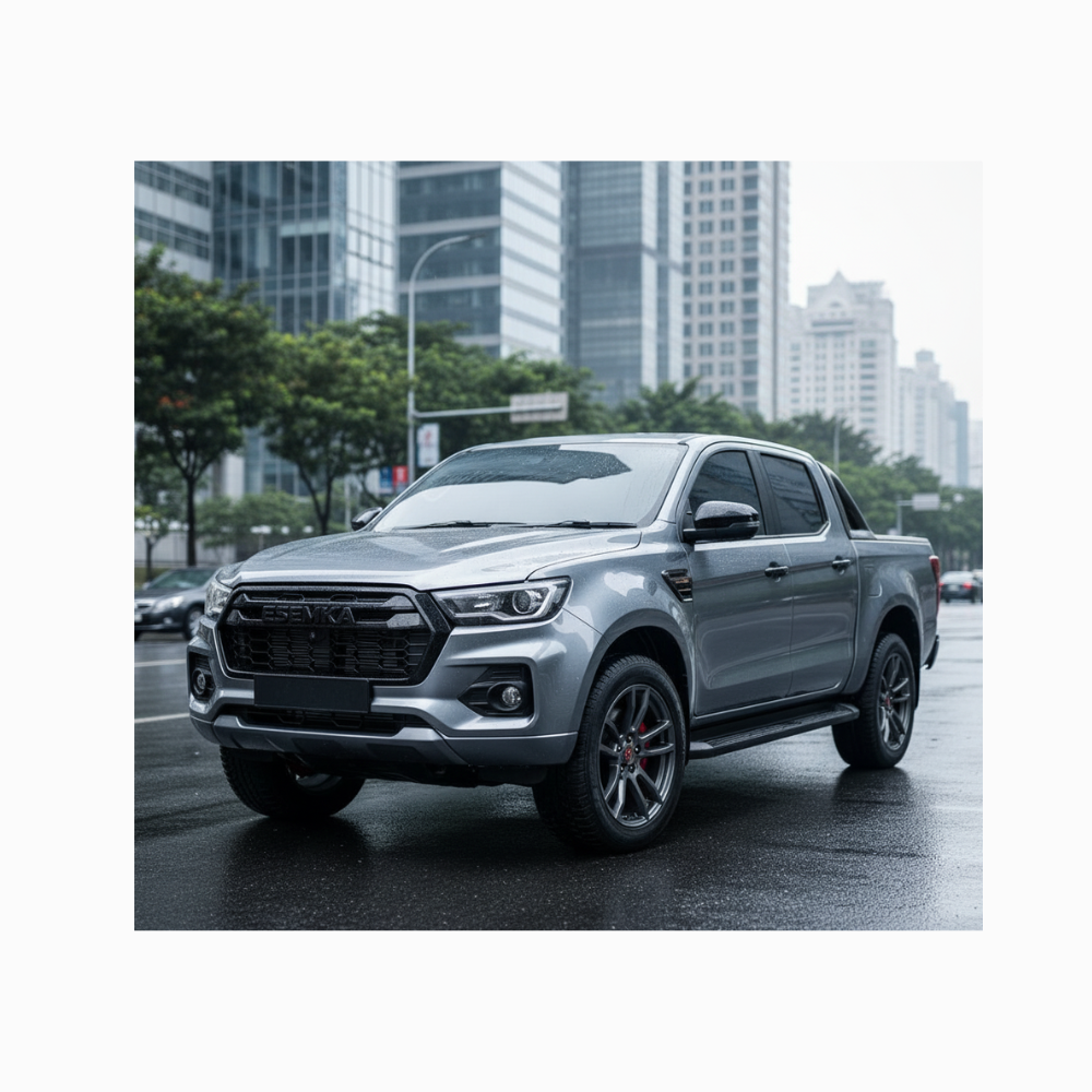 Wrapping Esemka Digdaya: Metallic Silver Titanium Maxdecal – Meta Autowrap