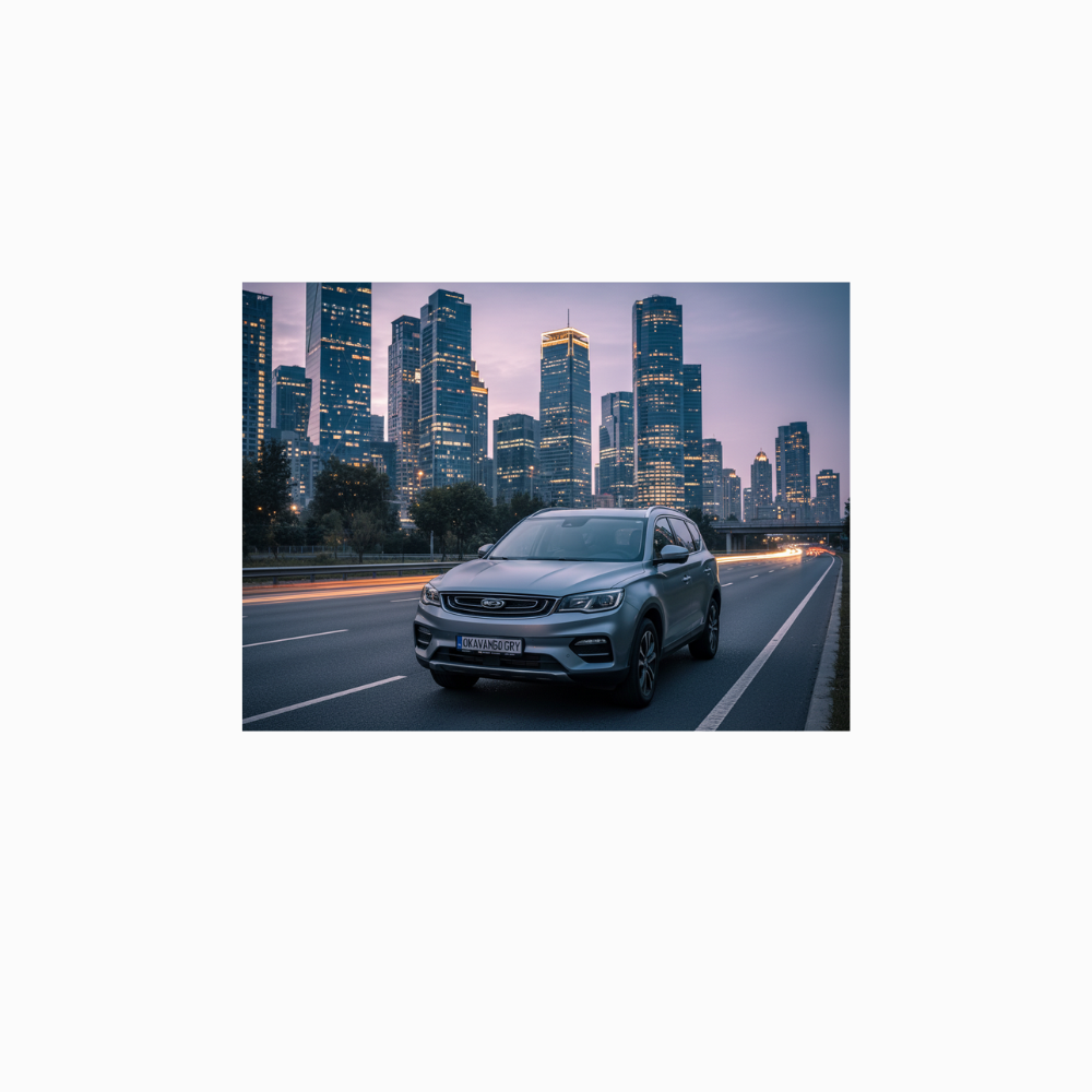 Wrapping Matte Chrome Grey Fanchi untuk Geely Okavango: Eksklusif ...