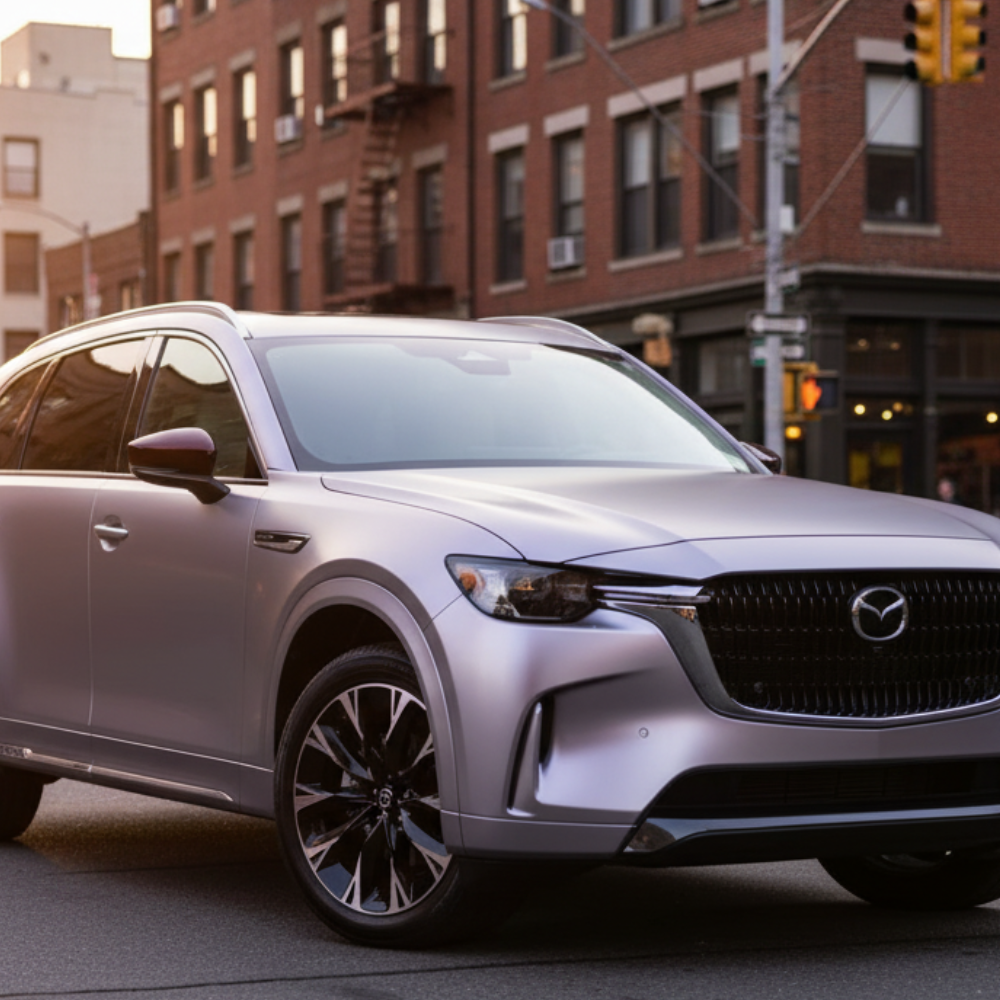 Wrapping Mazda CX90 Matte Silver Sunset: Harga & Detail Solagard DS03M ...