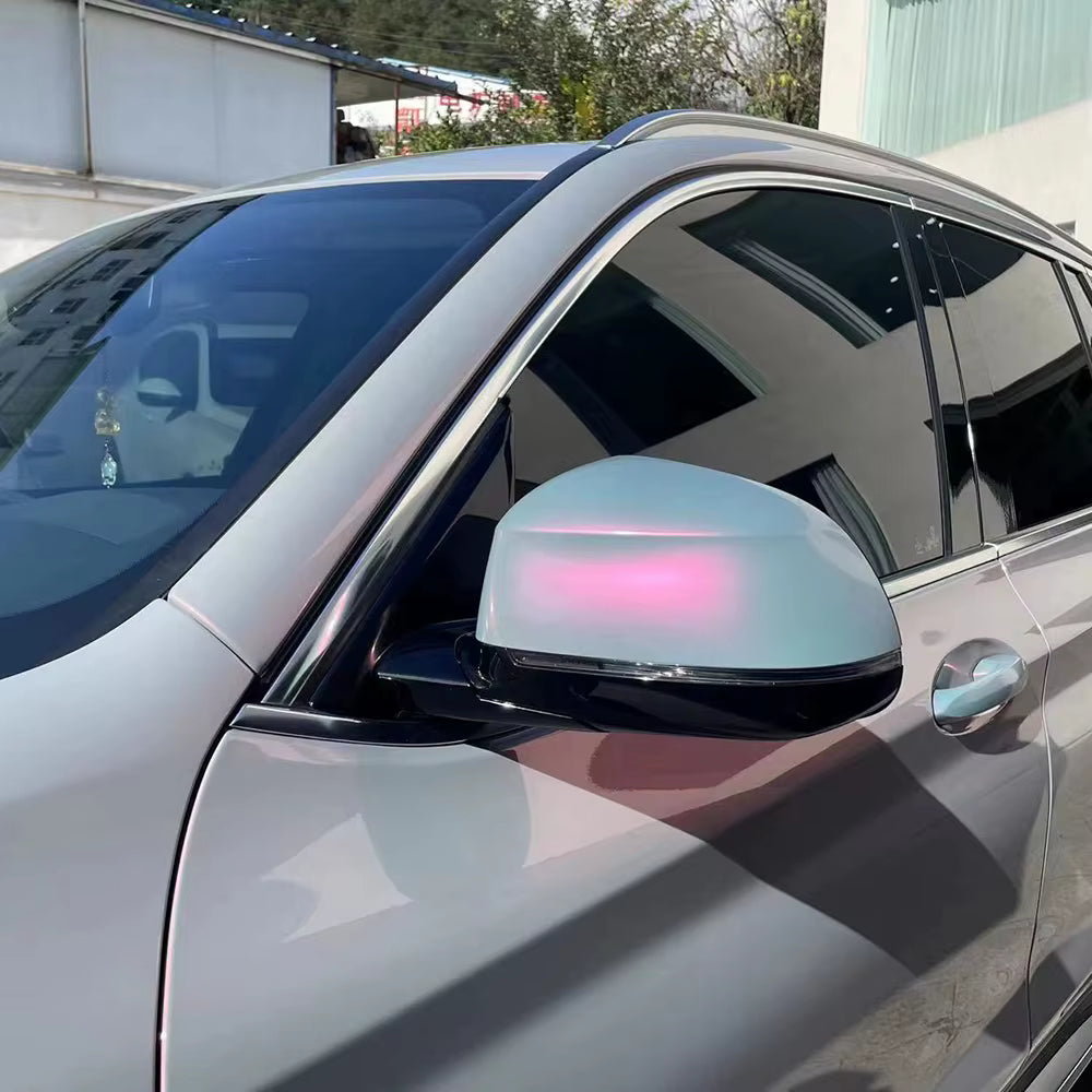 Wrapping Mobil Mahindra Xylo: Magic Candy Color Flip Volcano Grey ...