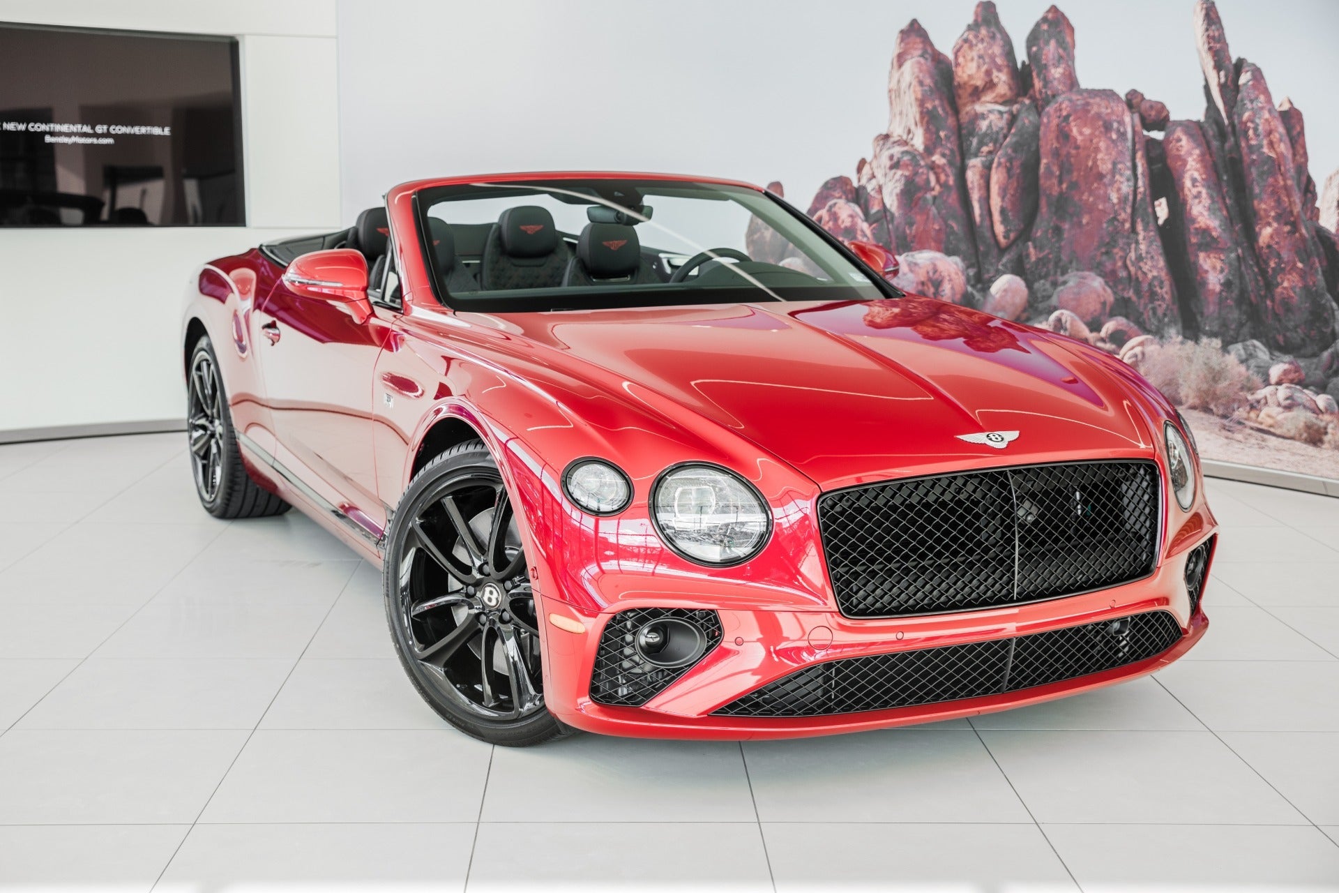 Wrapping Mobil Bentley Continental GT Super Glossy Strawberry Red ...