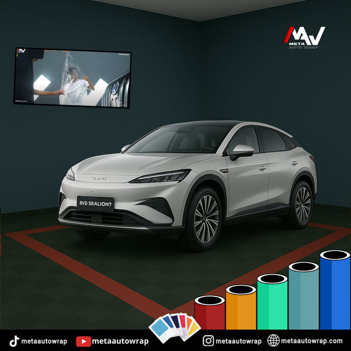Wrapping Stiker Two Tone Mobil BYD Sealion - 3M – Meta Autowrap