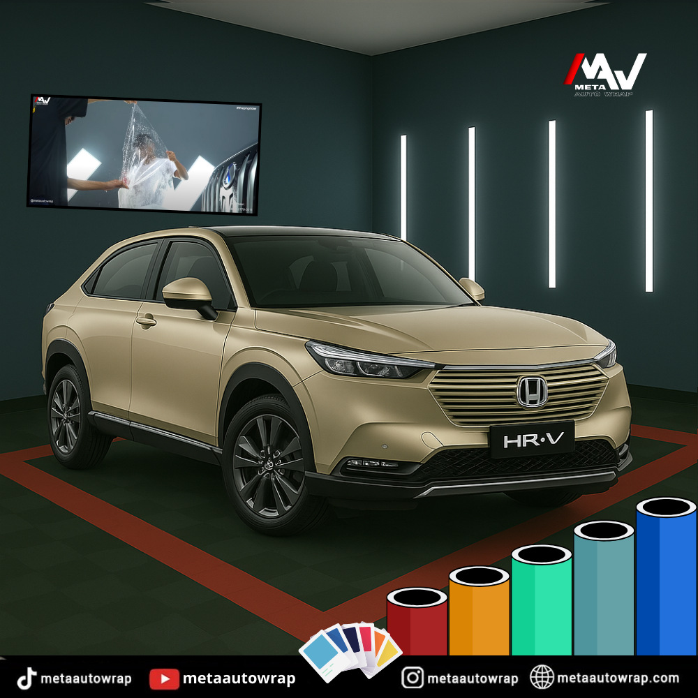 Wrapping Stiker Two Tone Mobil Honda HR-V RS - Maxdecal – Meta Autowrap
