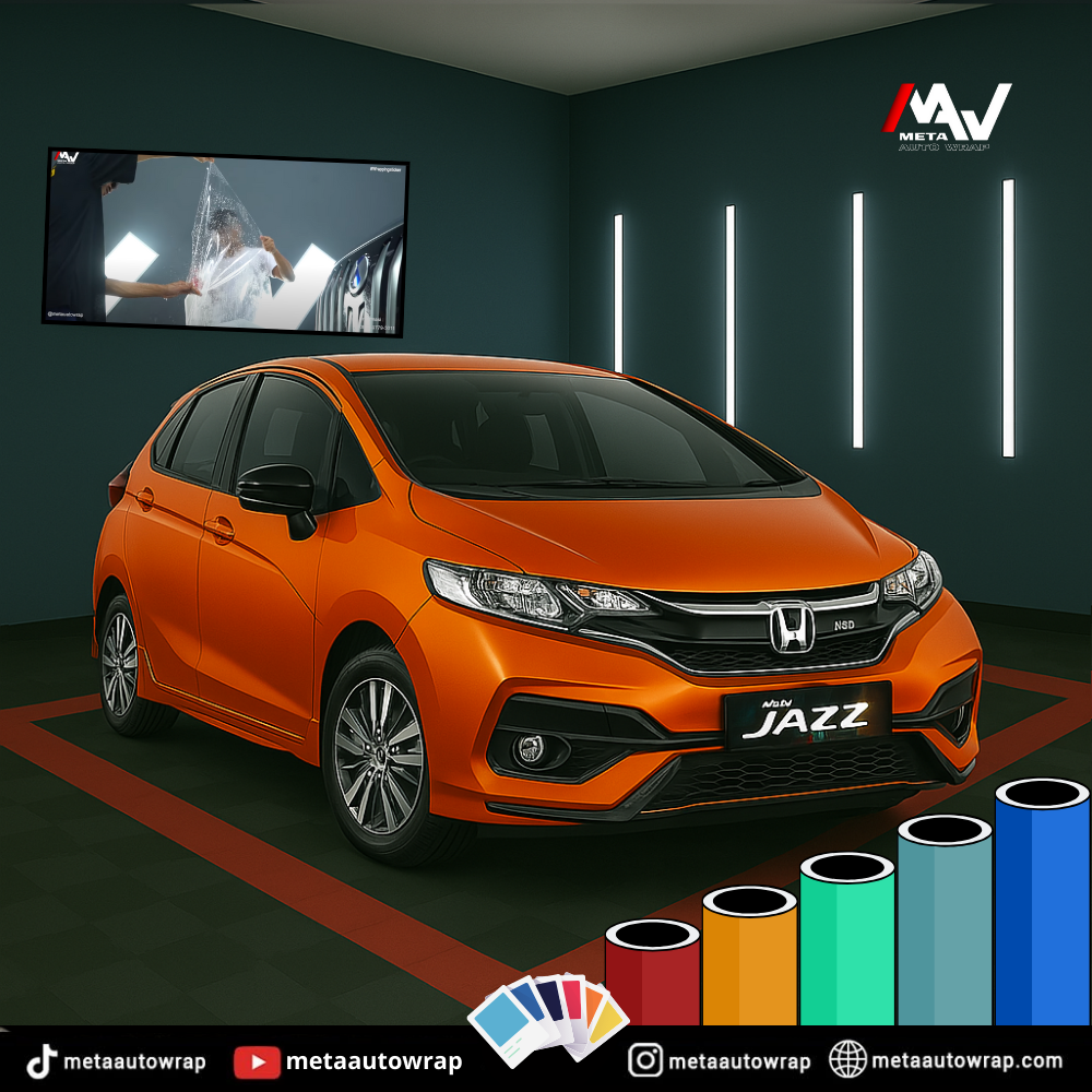Wrapping Stiker Two Tone Mobil Honda Jazz RS - Godfix – Meta Autowrap