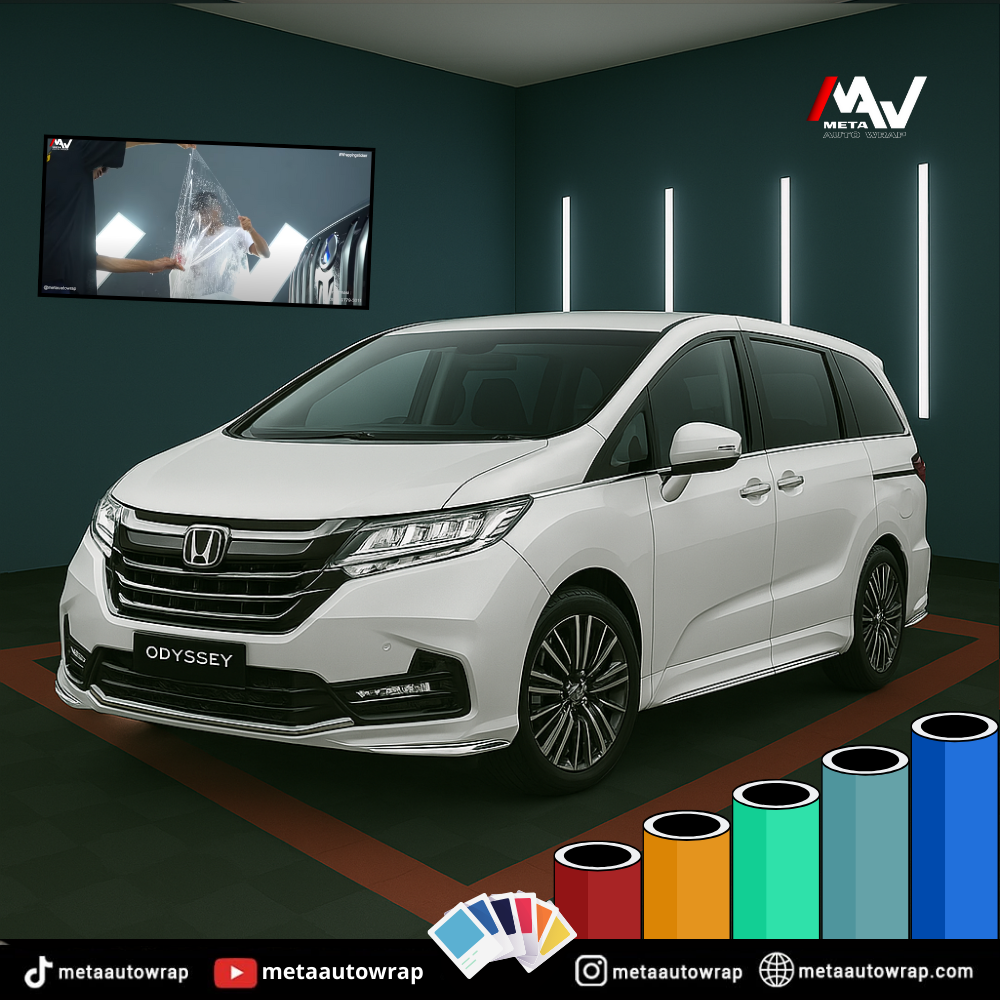 Wrapping Stiker Two Tone Mobil Honda Odyssey - Maxdecal – Meta Autowrap