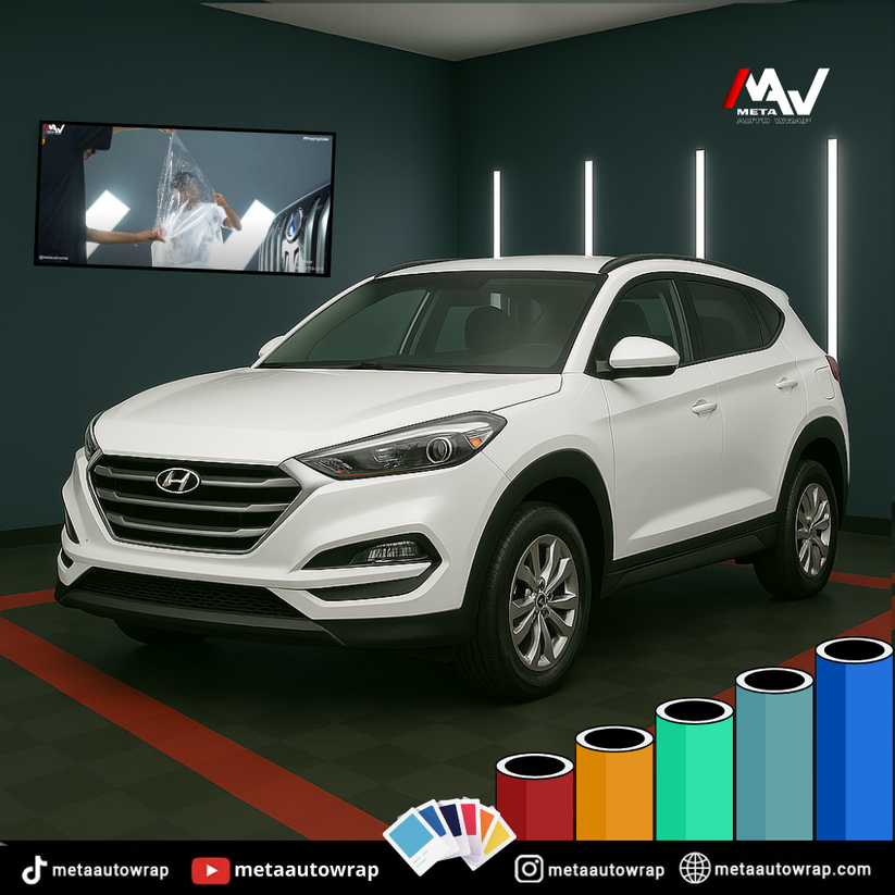 Wrapping Stiker Two Tone Mobil Hyundai Tucson XRT - Godfix – Meta Autowrap