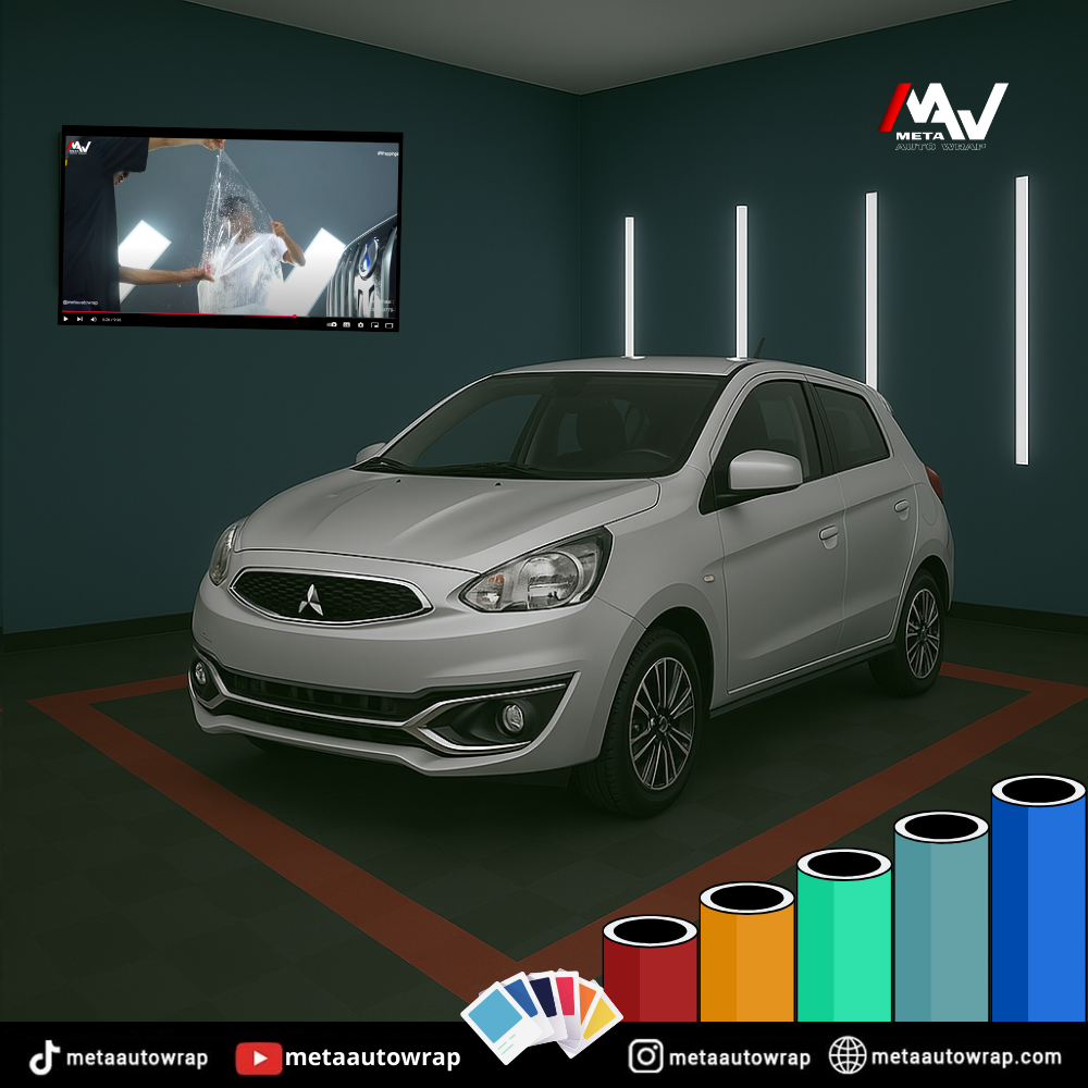 Sticker Mobil Mitsubishi Mirage GLS - Maxdecal – Meta Autowrap