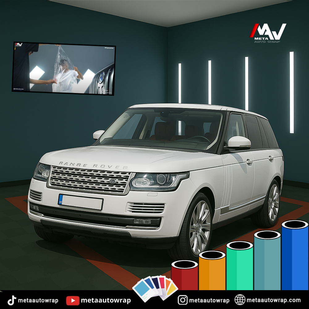 Wrapping Stiker Two Tone Mobil Range Rover - Teckwrap – Meta Autowrap