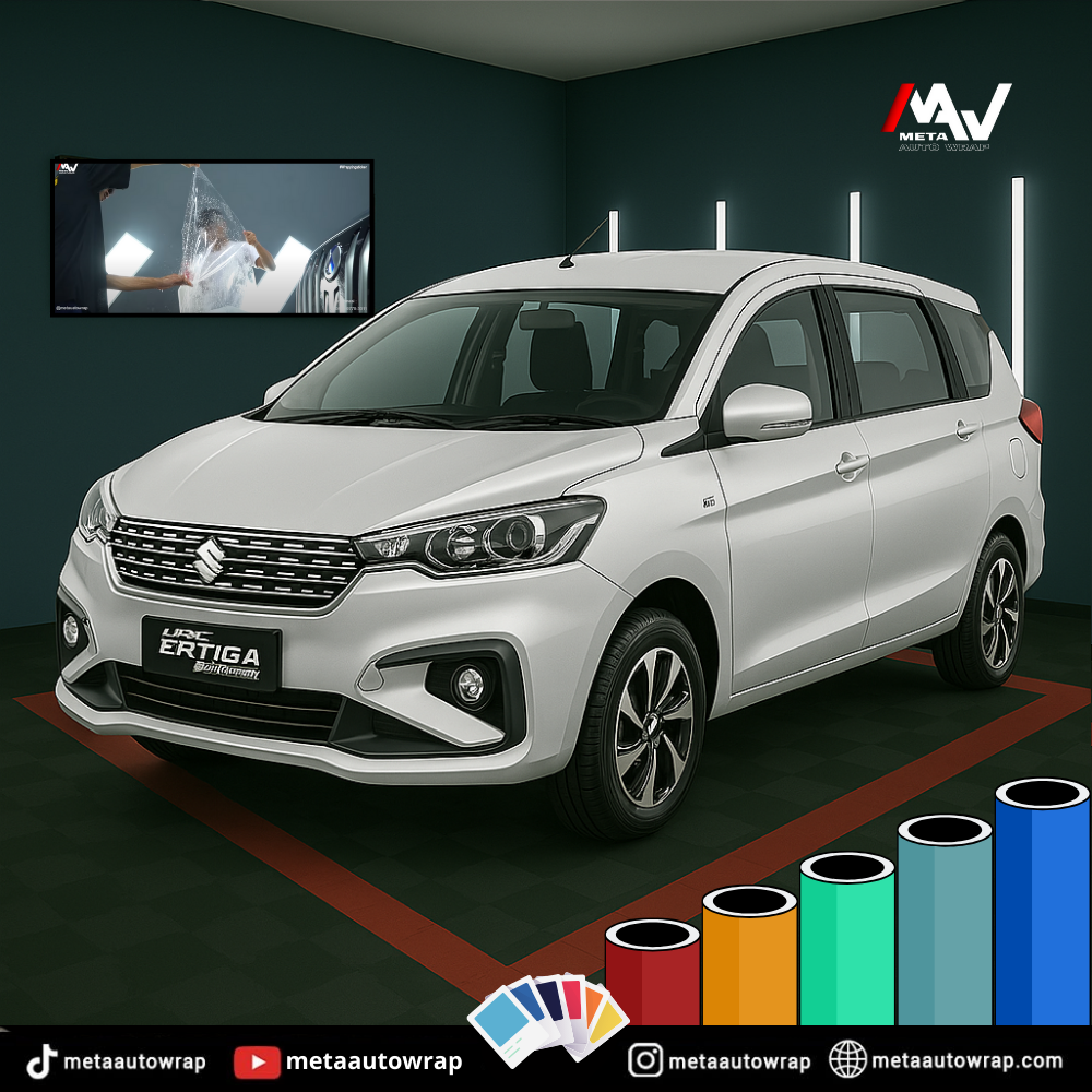 Wrapping Stiker Two Tone Mobil Suzuki Ertiga Hybrid - Maxdecal – Meta Autowrap