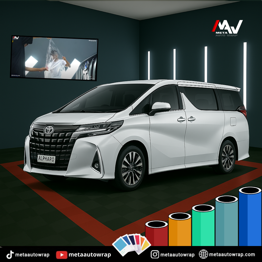 Sticker Mobil Toyota Alphard Hybrid - Teckwrap – Meta Autowrap