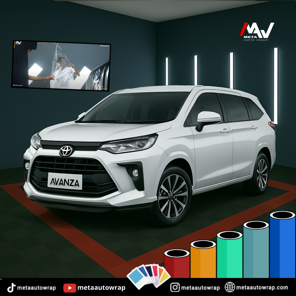 Wrapping Stiker Mobil Toyota Avanza - Godfix – Meta Autowrap