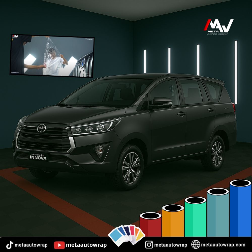 Wrapping Stiker Two Tone Mobil Toyota Innova - Maxdecal – Meta Autowrap