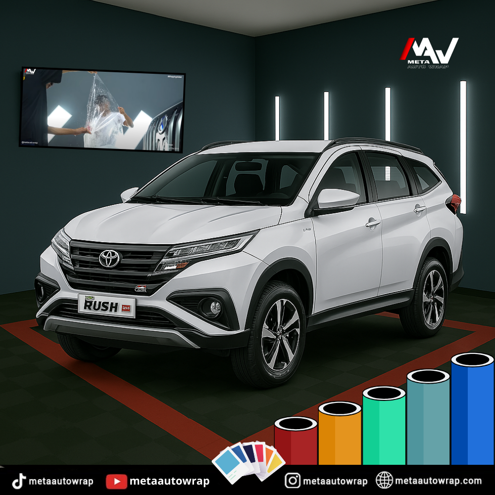 Wrapping Stiker Two Tone Mobil Toyota Rush G - Oracal – Meta Autowrap