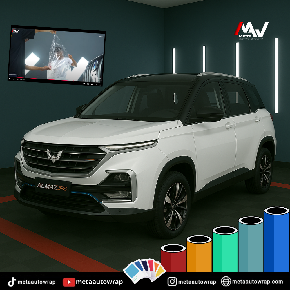 Wrapping Stiker Two Tone Mobil Wuling Almaz RS - Oracal – Meta Autowrap