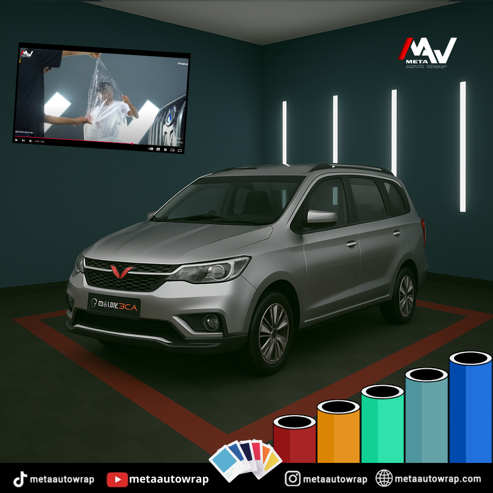 Wrapping Stiker Mobil Wuling Confero DB - Oracal – Meta Autowrap
