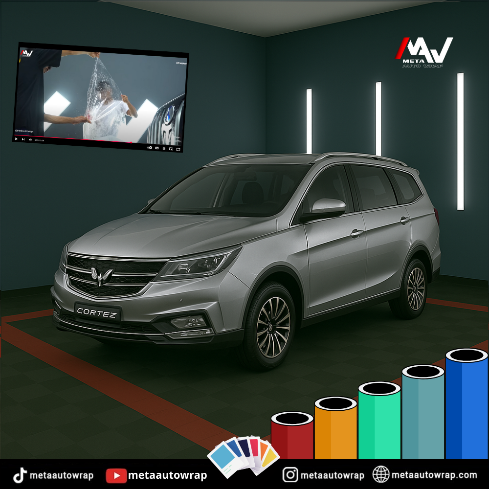 Wrapping Stiker Two Tone Mobil Wuling Cortez L - Oracal – Meta Autowrap